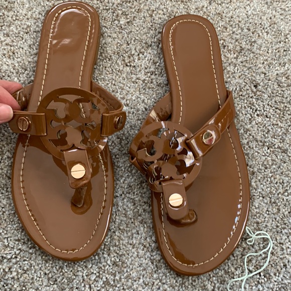 Shoes | Camel Colored Sandals With Gold Hardware | Poshmark